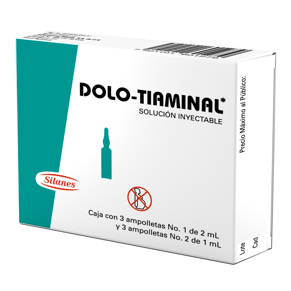 DOLO-TIAMINAL CAJA CON 3 AMPOLLETAS – Biossmann Marketplace